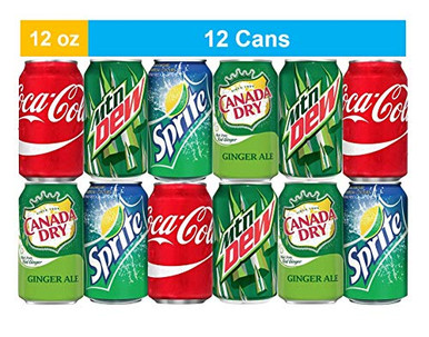 Soda Assorted of Coca-Cola Mountain Dew Sprite and Ginger Ale- Restock ...