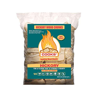 Cooks BBQ Products Hickory Wood Chunks- Kiln Dried for Smokers Charcoal ...