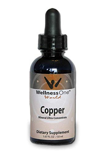 Copper - Best Liquid Ionic Mineral Supplement - -100 Days at 2mg per 10 ...