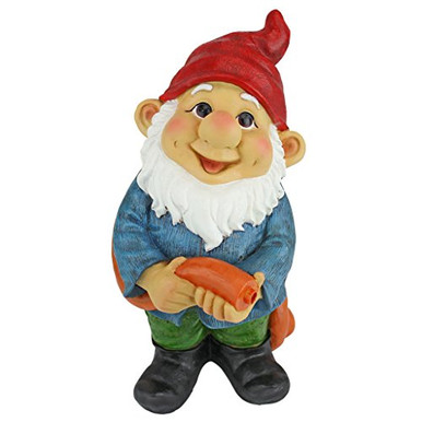 Design Toscano Garden Gnome Statue - Hose it Off Harry Piped Statue ...