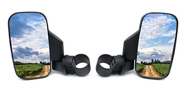 AfterMokit Convex UTV Side View Mirrors for SxS 1-75-2 inch Round Roll ...