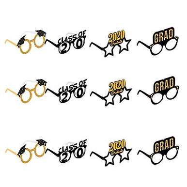 Amosfun Glitter Graduation Party Glasses Class of 2020 Graduation ...