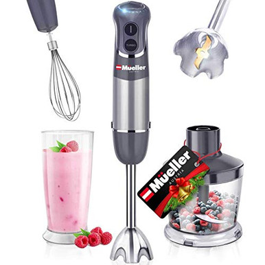 Mueller Austria Hand Blender Smart Stick 800W 12 Speed and Turbo Mode 3 ...
