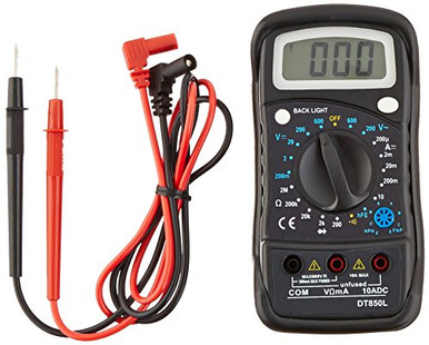 True Power Digital Multimeter with Large Illuminated LCD Display ...