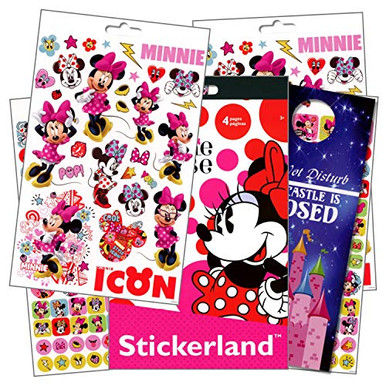 Disney Minnie Mouse Stickers with Specialty Princess Door Hanger - 295 ...