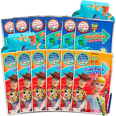 Disney Pixar Toy Story 4 Party Favors Pack ~ Bundle Includes 12 Toy ...