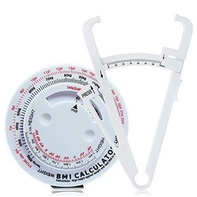 Body Measuring Tape Device with Handheld Body Fat Caliper Plicometer ...