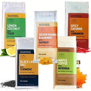 Elements Truffles Rasa Collection - Ayurvedic Chocolate Bars Variety ...