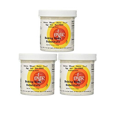 Ener-G Baking Soda Substitute - 5-3 oz -Pack of 3- - Warehousesoverstock