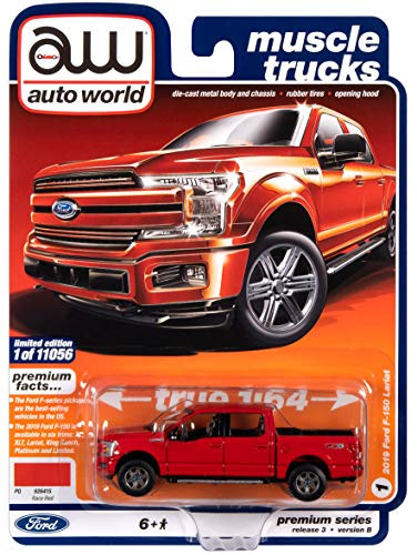 Autoworld 1-64 diecast Model of 2019 Ford F-150 Lariat Pickup Truck ...