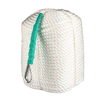 Bang4buck Super Strong 1-2 Inch x 300 Feet Three Strand Braided Boat ...