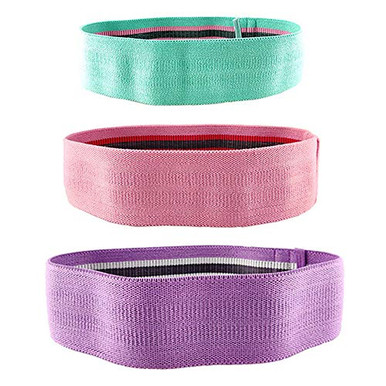 ZoneYan Fabric Booty Bands Resistance Bands Fabric Glute Bands Thick ...