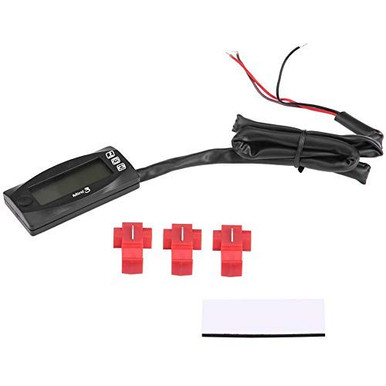 12V LED Motorcycle Voltmeter Mini 3 In 1 Led Voltmeter Air Temperature ...