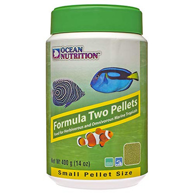 Ocean Nutrition Formula Two Pellets 14-Ounce -400 Grams- Jar - Small ...