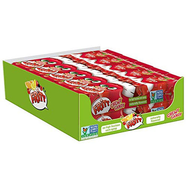 Fritt Chewy Candy Shy Cherry Strips Pack Naturally Flavored - Non-GMO 6 ...