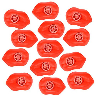ArtCreativity Red Lip Siren Whistles for Kids Bulk Pack of 72 Durable ...