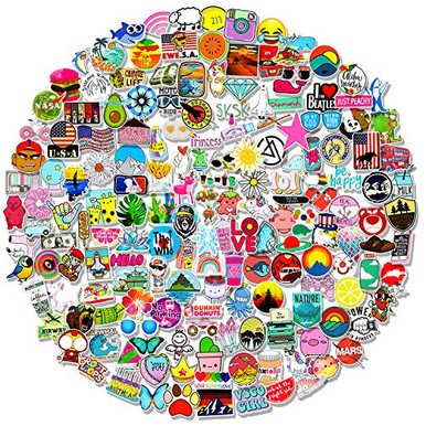 200-Pack Stickers Waterproof VSCO Stickers-100-400Pcs-Pack- - Aesthetic ...