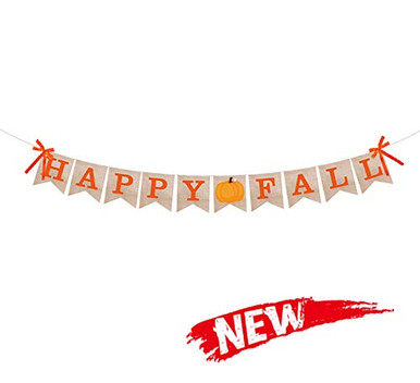 Happy Fall Banner Thanksgiving Fall Decorations?Fall Banner Decorations ...