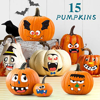 Outus Halloween Foam Pumpkin Decoration DIY Pumpkin Make Your Own Jack ...