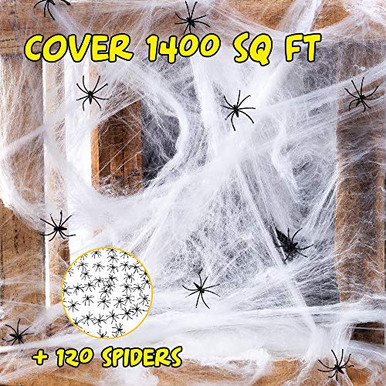 1400 Sqft Spider Web Halloween Decorations Fake Spider web Suppliers ...