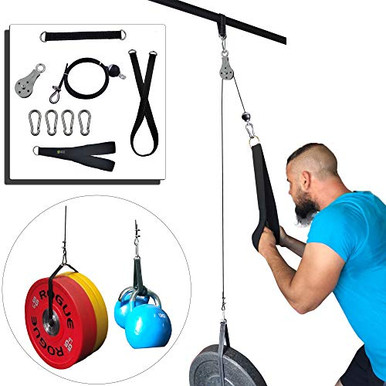J Bryant Fitness Pulley Cable Machine Attachment System Arm Biceps ...