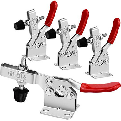 4 Pack Heavy Duty Toggle Clamp GH-201B Hand Tool 220 Lbs - 100kg ...