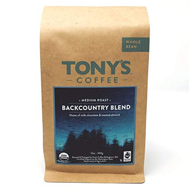 Tonys Coffee Backcountry Blend Ground 12 oz - Warehousesoverstock