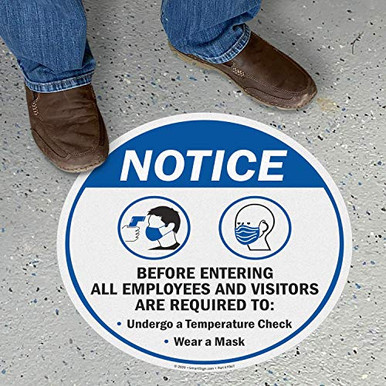 SmartSign Notice - Before Entering All Employees and Visitors are ...