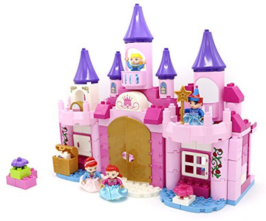 Princess Fantasy Castle Building Bricks Set for Girls with 130 Pc ...