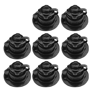 SING F LTD 8pcs Black PVC Direct Replacement Inflatable Valve for ...