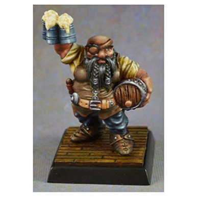 Reaper Mini Dungeon Dwellers Jalarak Leadbarrels Dwarf Brewmaster 07015 ...