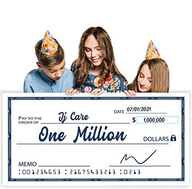 -Upgraded- Dry Erase 24 x 48 Oversize Giant Check - Large Fake Checks ...