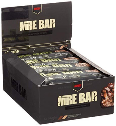 Redcon1 MRE Bar - Meal Replacement Bar -1 Box - 12 Bars- - Crunchy Peanut Butter Cup - Animal ...