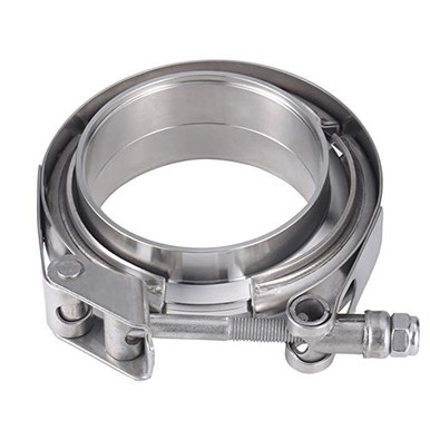 JXY 3-5 inch Stainless Steel Exhaust V Band Clamp Male Female Flange ...