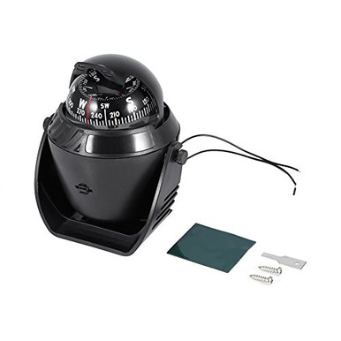 Keenso Boat Compass High Precision LED Light Pivoting Compass ...