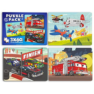Kids Puzzle 3 Pack - Puzzles for Kids Ages 4-8 - Educational Toys ...