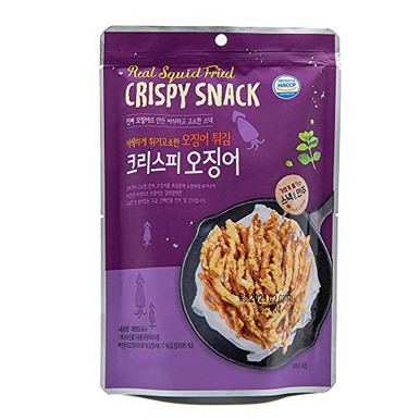 Fried Squid Chips - Korean Snacks - Crispy Korean Squid Snack Real ...