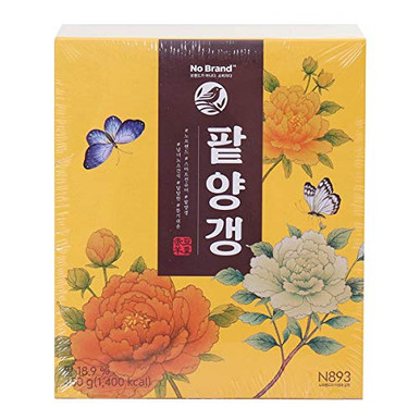 Korean Sweet Red Bean Paste Jelly Cake Yokan 15-8oz -450g- 45g x 10 ...