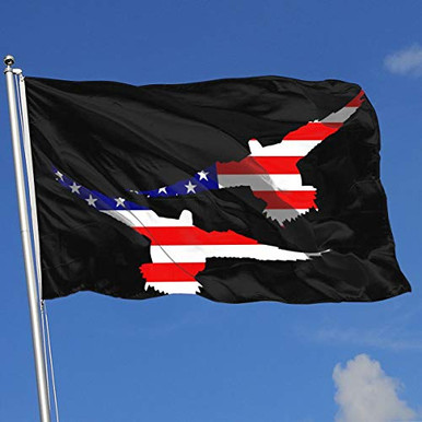 HOCLOCE American Flag Duck Drake Hunting Decoy Tea Flag 3x5-Flags ...