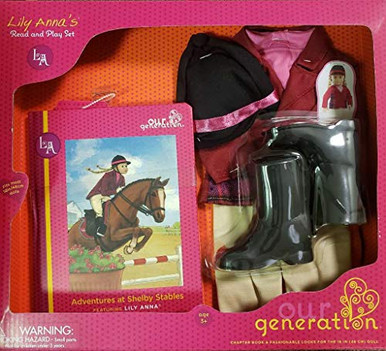 Our Generation Read and Play Set - Lily Anna - Warehousesoverstock