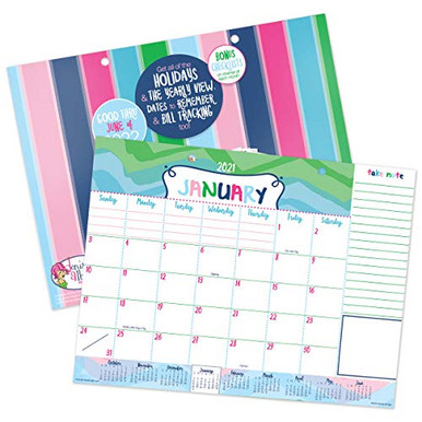 Reminder Binder 18-Month 2021-2022 Monthly Desk Calendar with Tear-Off ...