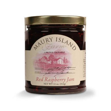 Gourmet Red Raspberry Jam 11 oz Jar - All Natural - by Maury Island ...