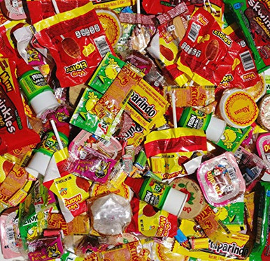 Mexican Candy Mix Box -50 Pieces- Obleas Duvalin Vero Pulparindo ...