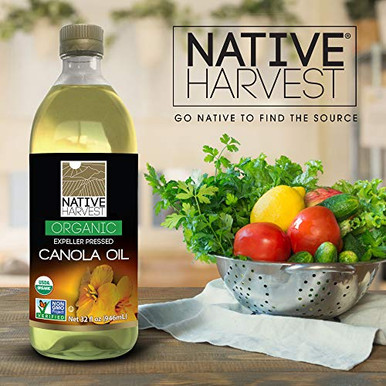 Native Harvest Organic Non-GMO Naturally Expeller Pressed Canola Oil 1 ...