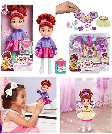 Fancy Nancy Gift Set Bundle: 10" Winter Wonderland Doll w/ Surprise Bag ...