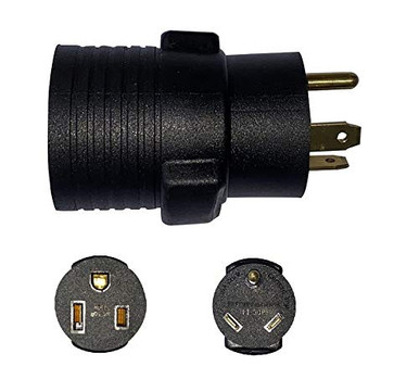 ONETAK NEMA TT-30P to 6-50R Compact 120V 30 Amp 3 Prong Male Plug to 3 ...