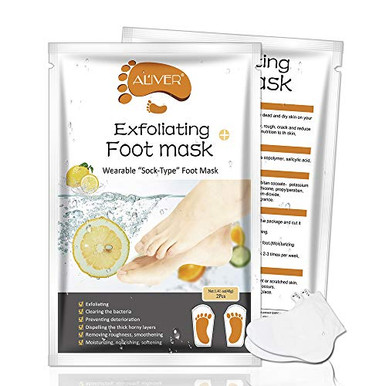 5 Pair Lemon Foot Masks that Remove Dead Skin Foot Peeling Mask Removes ...
