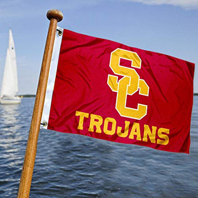 College Flags and Banners Co- Southern Cal USC Trojans Boat and ...