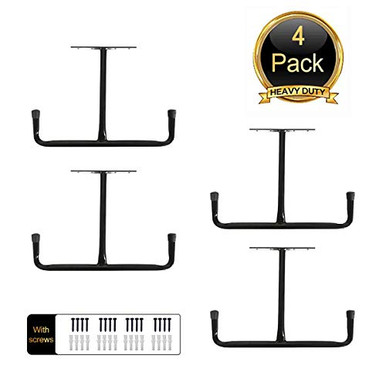Overhead Garage Storage Rack - Heavy Duty Double Ceiling Hooks Utility ...