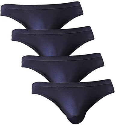 Mens Bikini Underwear Ice Silk Briefs Sexy Triangle Undies Silk for Men ...